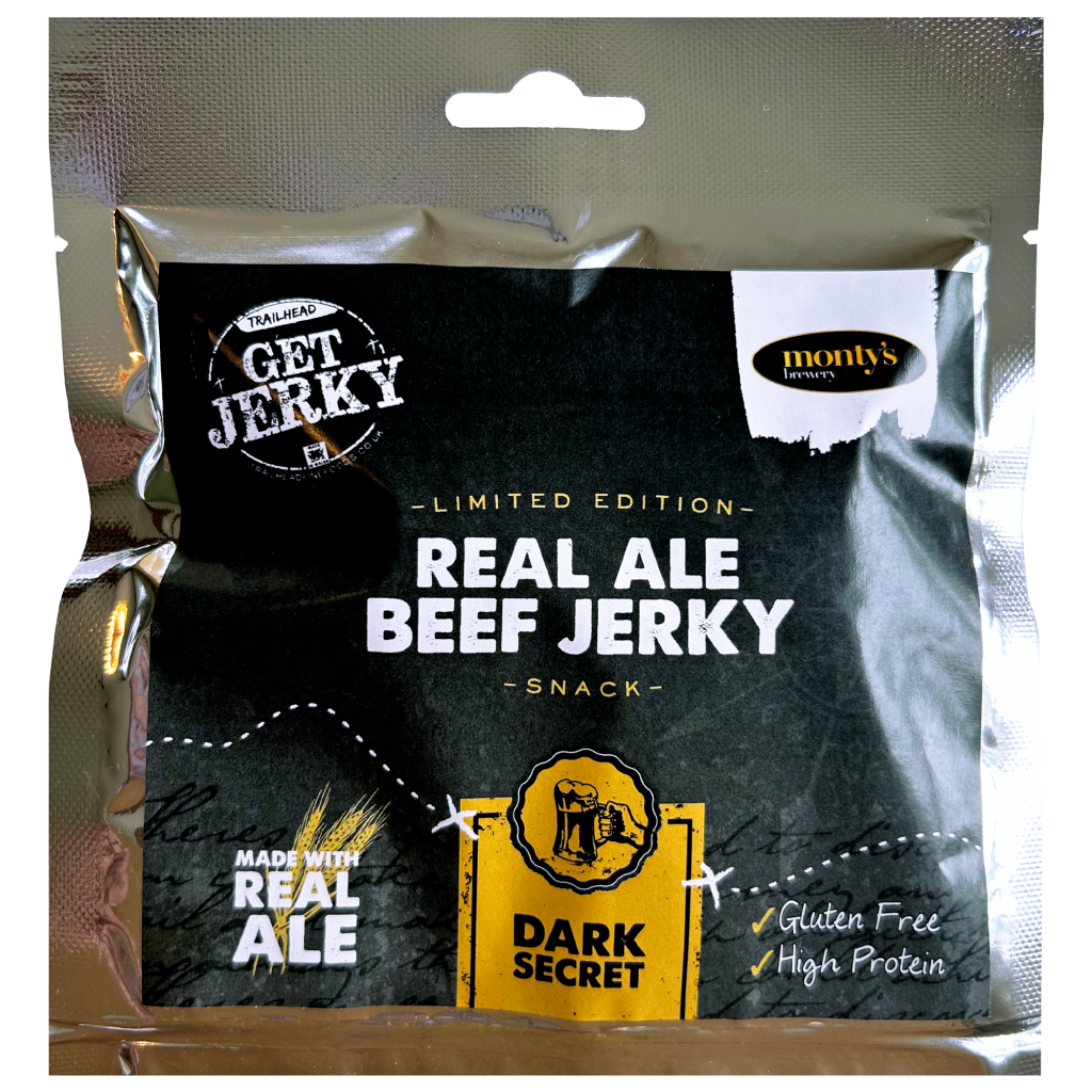Dark Secret Beef Jerky | Trailhead Get Jerky | Monty's Brewery
